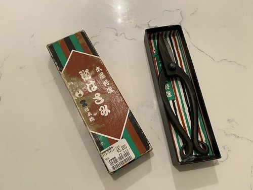 Japanese Antique Cutters Shears Iron Metal With Original Box Rare ...