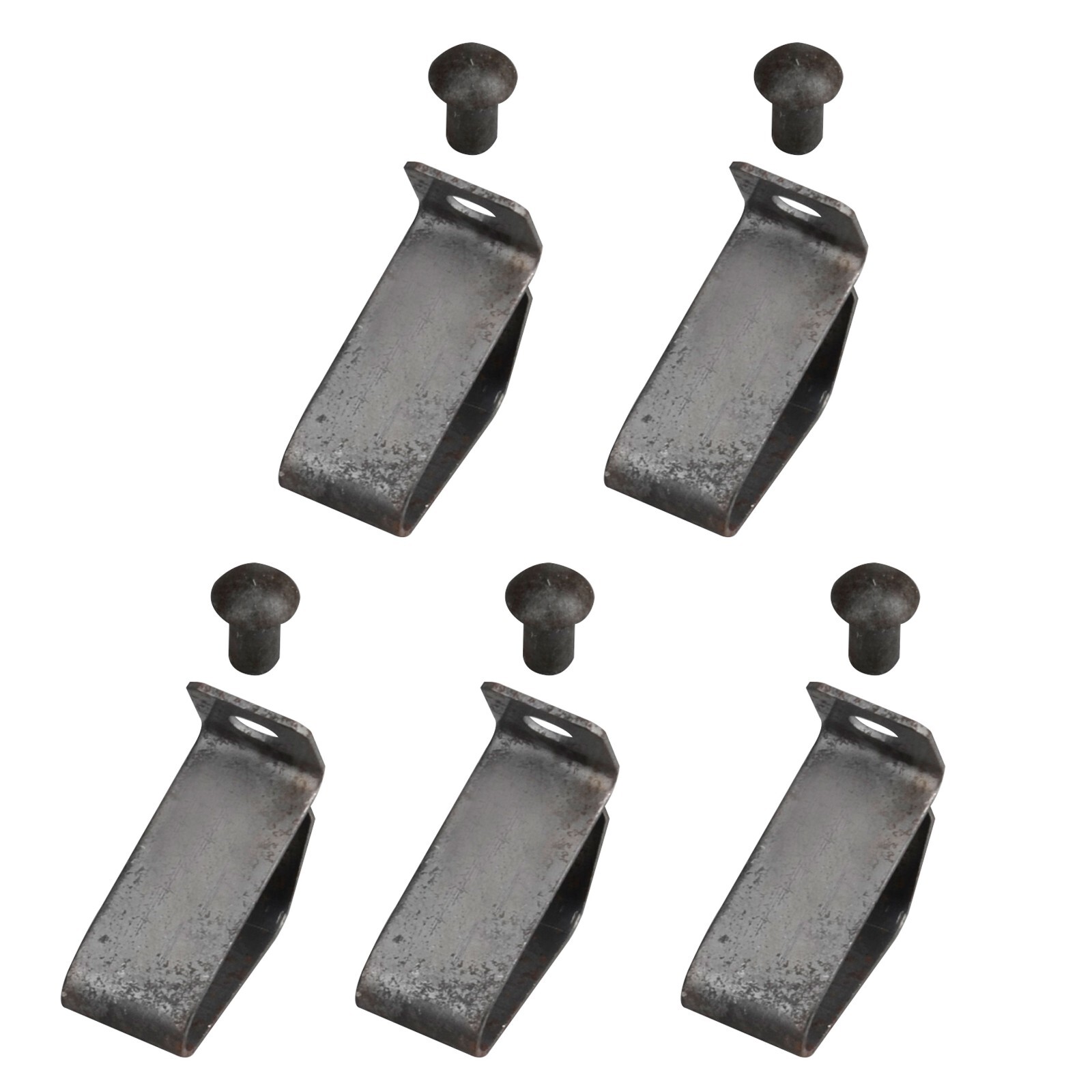 1950-1974 VW Bus Ghia Hubcap Clip and Rivet Set for One Wheel 29mm Tall ...