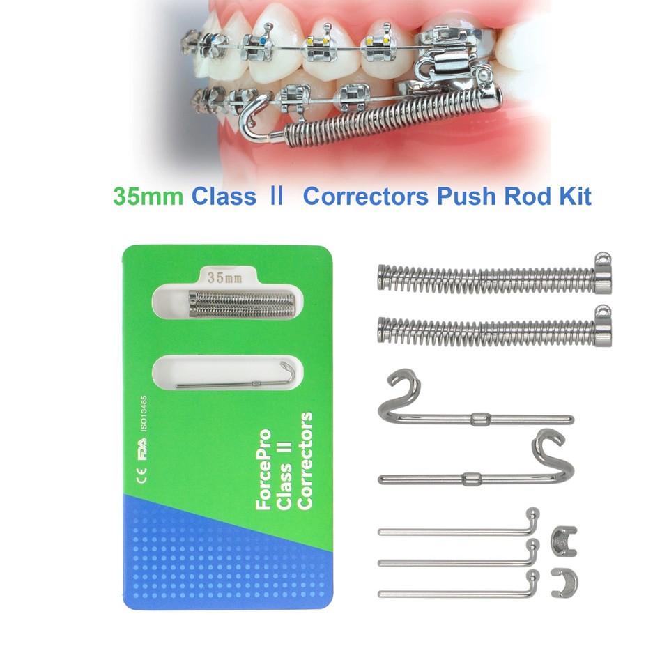 Orthodontic Class II Corrector Fatigue Resistant Device 22-38mm Forsus ...