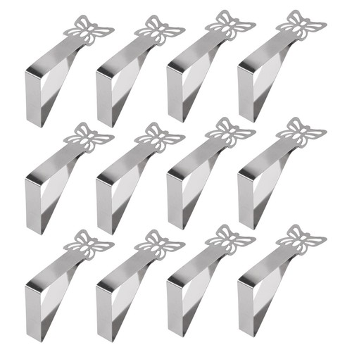 Stainless Steel Butterfly Tablecloth Clips 12 Pack for All Weather Use ...