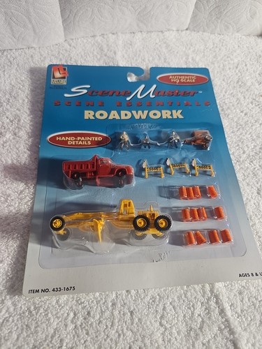 NIB HO scale Life Like Scene Master Roadwork Vehicles/figurines | eBay