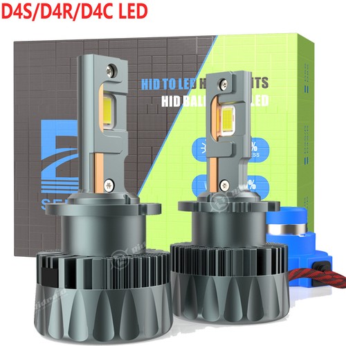 D4S D4R LED Headlight Kit Bulbs 16000lm 6500K White HID Conversion Lamp ...