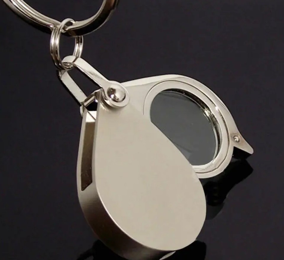 10X Jewelers Loupe Magnifying Glass Coin Magnifier Eye Loop Pocket ...