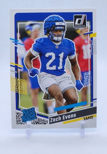 2023 Donruss Football Rated Rookie ZACH EVANS RAMS #359 | eBay