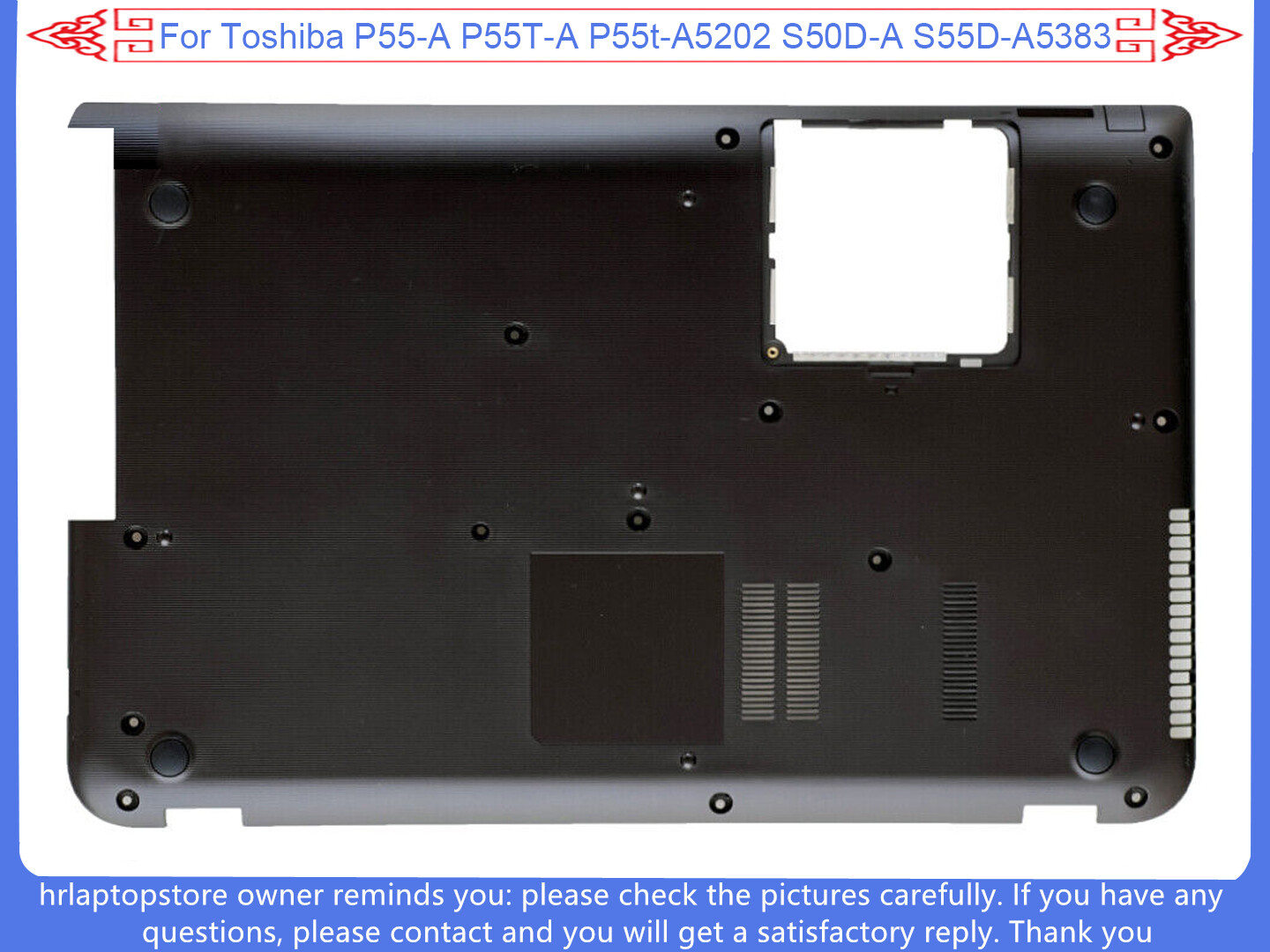 NEW For Toshiba P55-A P55T-A P55t-A5202 S50D-A S55D-A5383 Base Cover ...