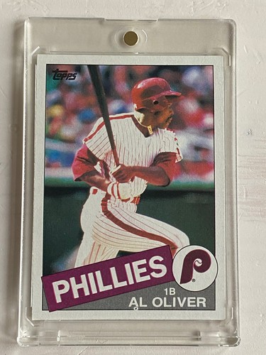 1985 TOPPS Baseball AL OLIVER #130 Error! | eBay