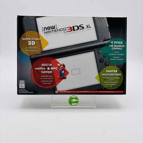 New Nintendo 3DS XL Handheld Game Console RED-001 Black 45496781514| eBay