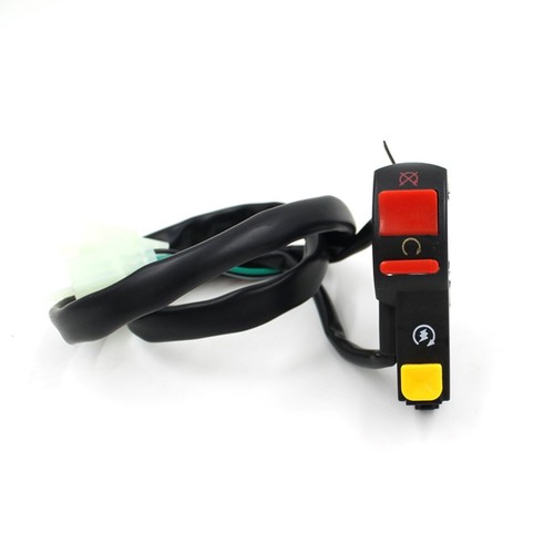 Universal Handlebar Switch Starter Kill Push ON OFF Button for ...
