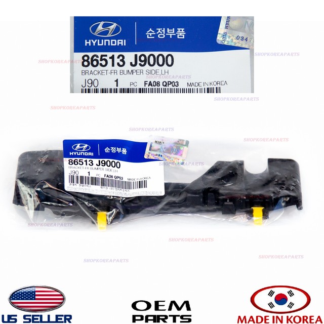 Genuine Hyundai Bracket-fr Bumper Side LH 86513J9000 OEM for sale ...
