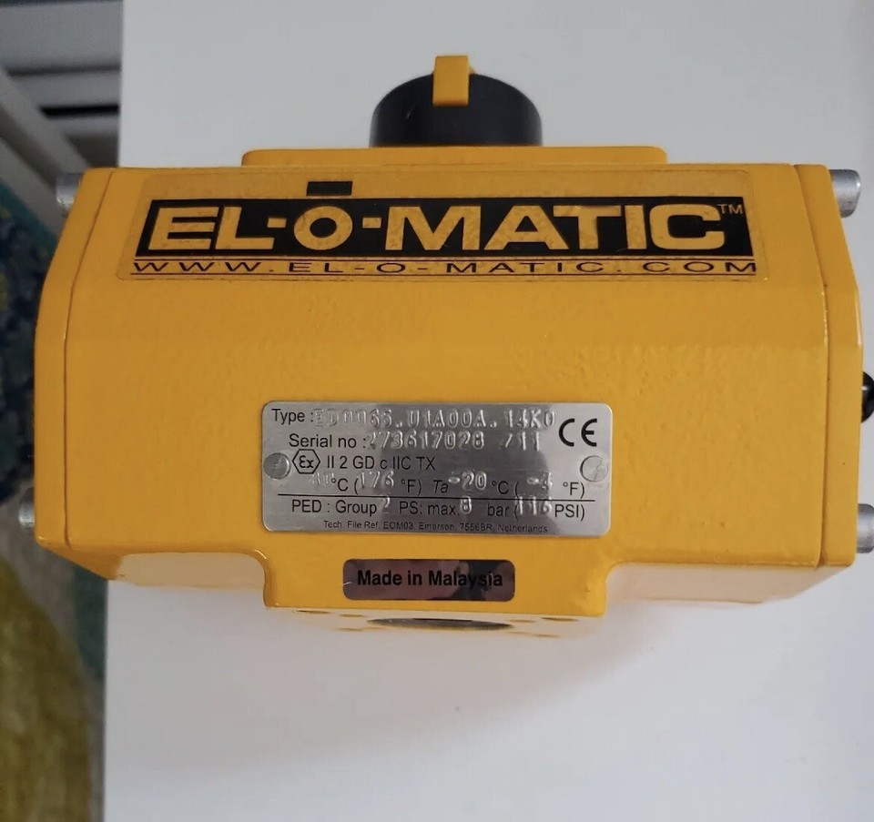 El-O-Matic Pneumatic Actuator Type ES0040.U1D04A.14K0 Air Motor | eBay