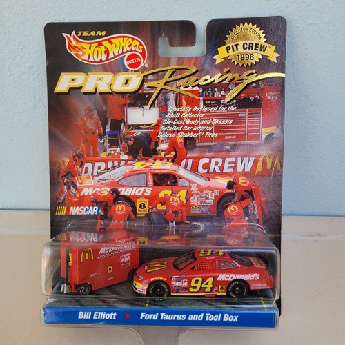 MATTEL HOT WHEELS 1998 PRO RACING PIT CREW SERIES - BILL ELLIOTT #94 ...