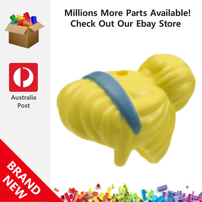 Genuine LEGO™ Bright Light Yellow Mini Doll Hair Female 15673 6055643 ...