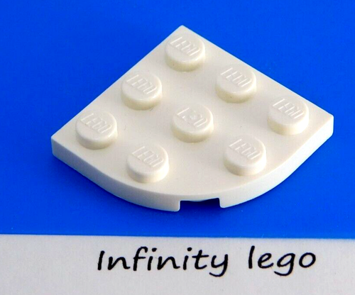 10 LEGO White Wedge Round Corner Plate 3 x 3 (30357) - 10 Pieces | eBay