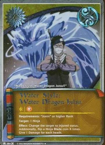 Water Style: Water Dragon Jutsu - J-384 - Promo Promo Cards Played ...