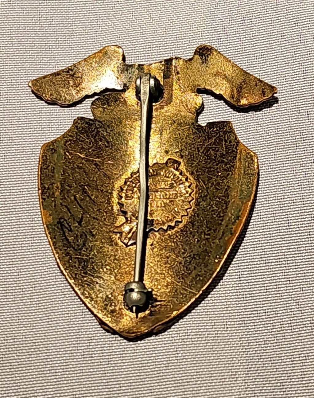 VINTAGE Rare Pico Rivera FIRE DEPOT captain BADGE, ENTENMANN ROVIN CO ...