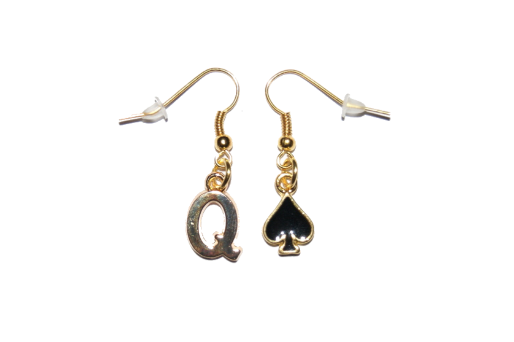 Queen Of Spades Style 1, Hotwife, Cuckold, BBC, Earring Ear Rings ...