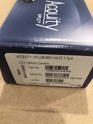 Waters ACQUITY UPLC BEH HILIC Column 1.7 µm, 1.0 mm X 100 mm | eBay