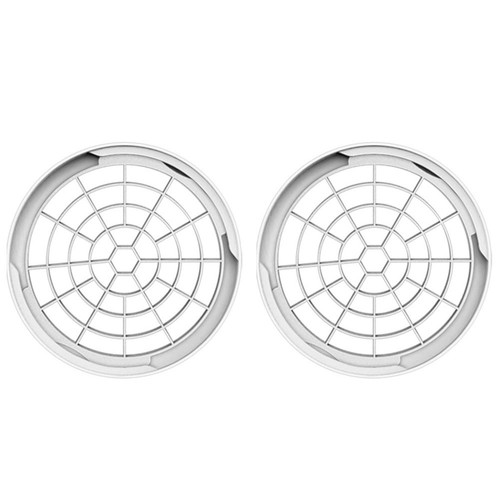 For 130150mm Portable AC Exhaust Duct Dust and Insect Screen Set with 2 ...