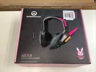 Razer Overwatch D.Va Headset Gaming Pink Meka Analog For PC PS4 Xbox ...