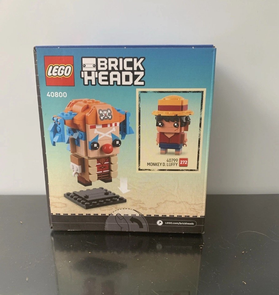 LEGO BrickHeadz One Piece Buggy The Clown Figure 40800 Brand New ...
