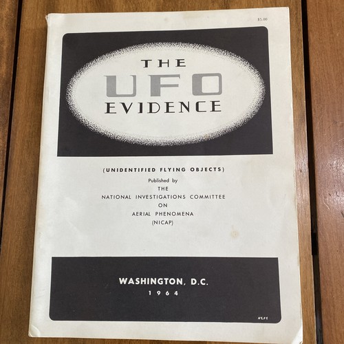 THE UFO EVIDENCE VINTAGE 1964 PARANORMAL SPACE ALIEN FLYING SAUCER ...