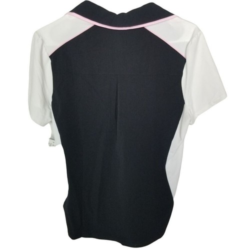 GG Blue Golf Polo Shirt Layla Polo Shirt Women M Luxe Sport Black Golf ...