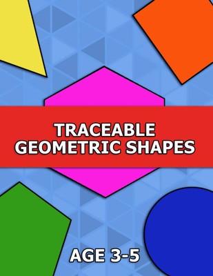 Traceable Geometric Shapes Age 3-5: Tracing Shapes Worksheets an | eBay UK