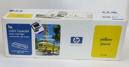 HP C4194A Yellow Toner Cartridge Color LaserJet 4500 and 4550 Sealed | eBay