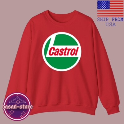 Castrol Oil Red Size S-3XL | eBay