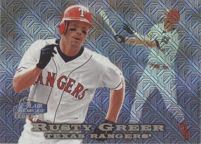 1998 Flair Showcase - Row 0 Rusty Greer #105 /2000 for sale online | eBay