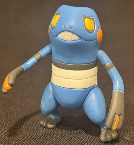 Vintage Rare 2007 Croagunk Jakks Pacific Nintendo htf Pokemon Action ...