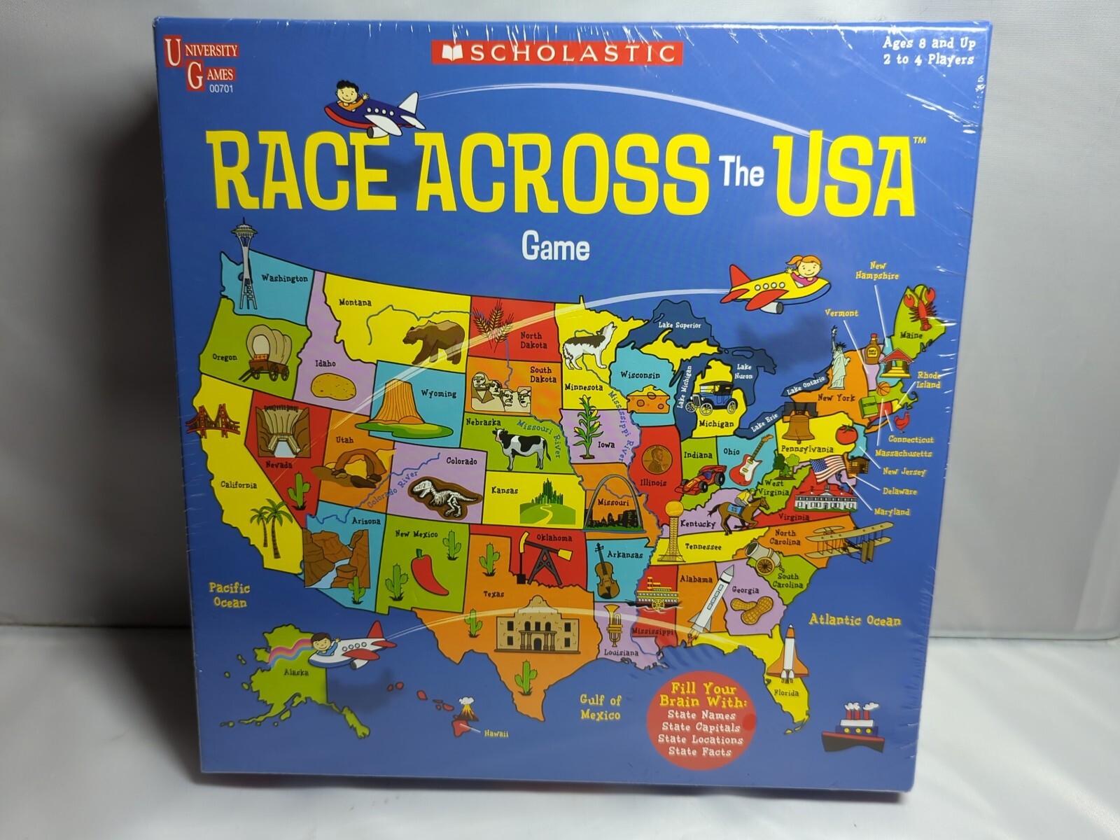 NEW Scholastic Race Across the USA Game United States Learning School ...