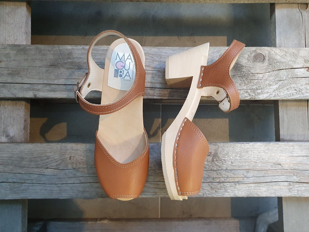 Maguba Bologna Swedish Clogs Genuine BONDA Green