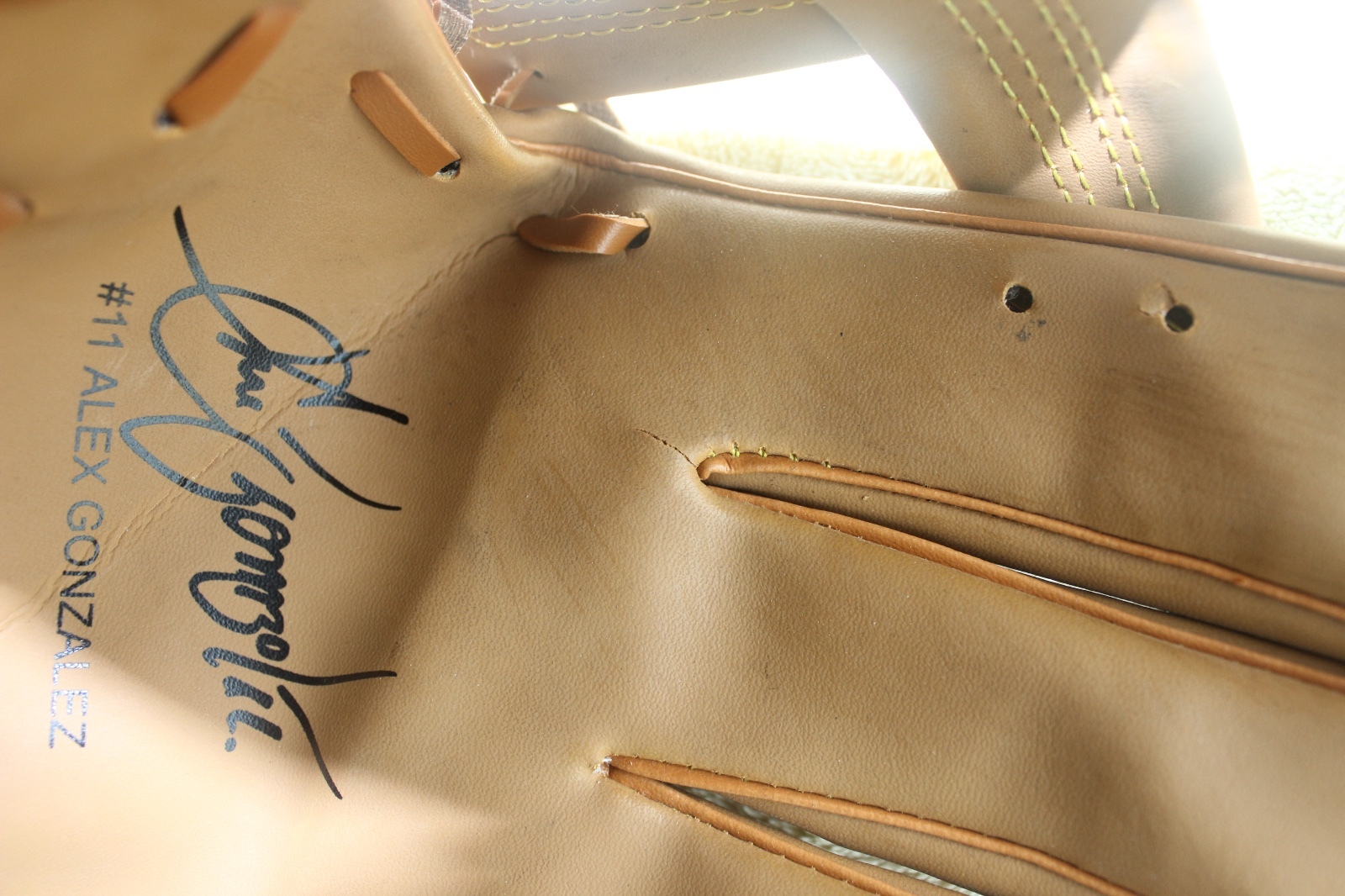 11" Alex Gonzalez Marlins FedEx Sheffield Baseball/Softball Glove | eBay