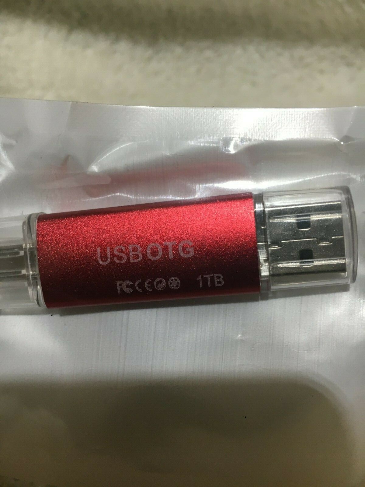 OTG Flash Memory Stick Pen Drive Storage Thumb U Disk 1TB 8GB 128/512GB ...