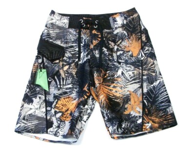 Volcom Board Shorts Surf Trunks & Wax Comb Mens 28 NWT | eBay