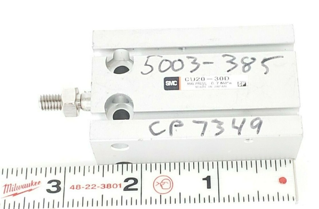 SMC CU20-30D DOUBLE ACTING CYLINDER FREE MOUNT 20MM CU2030D, 0.7 MPa | eBay