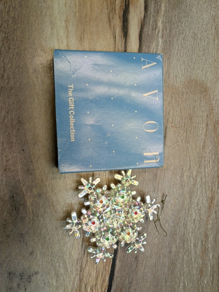 Vintage 90s Avon Light Up Snow Flake Ornament | eBay
