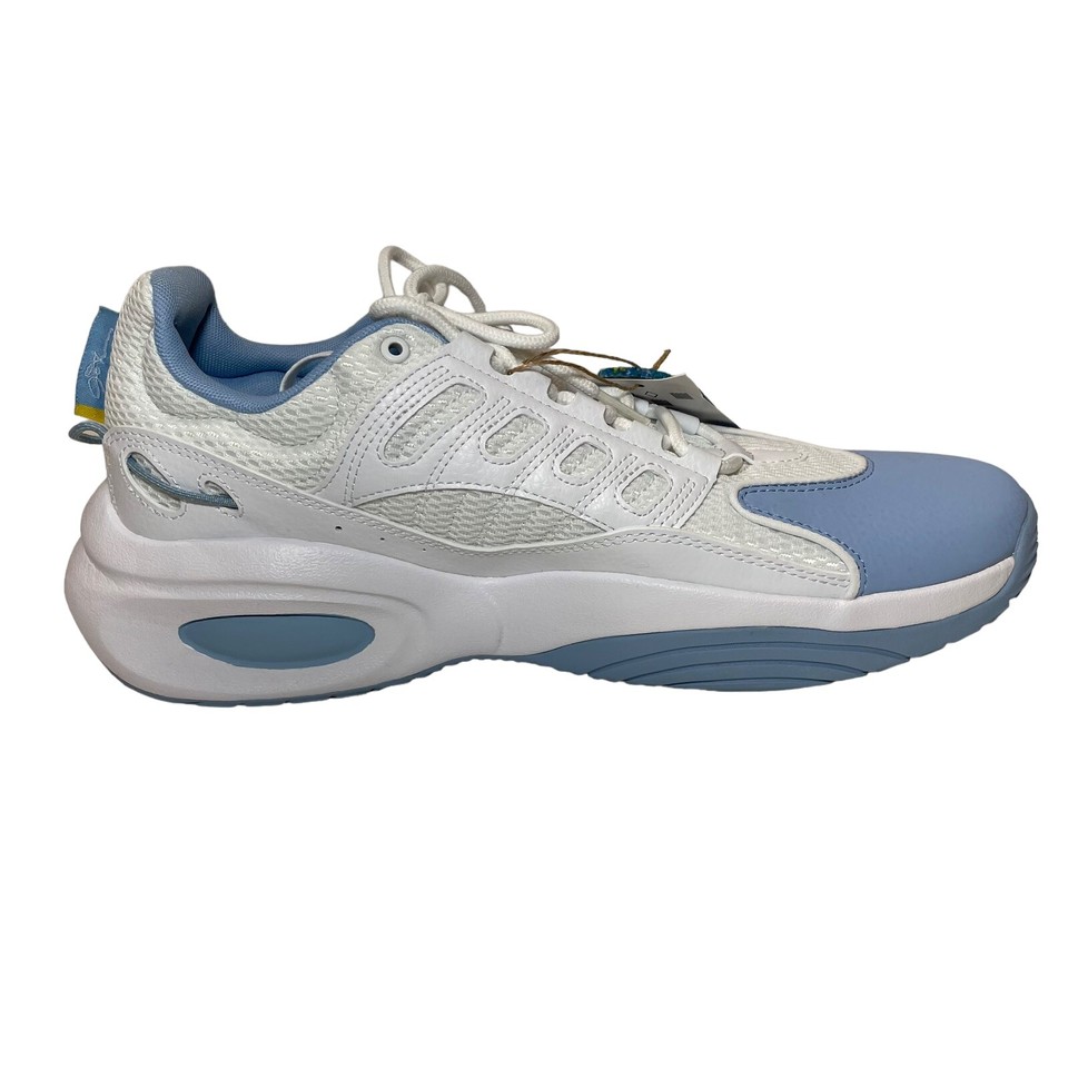 Reebok Solution Mid Nuggets White Fluid Blue Toxic Basketball Shoes Men ...