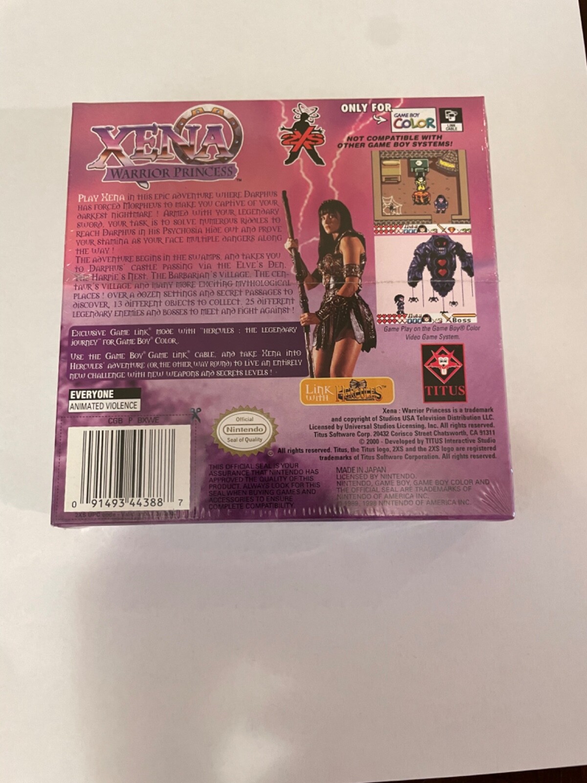 Xena: Warrior Princess (Nintendo Game Boy Color, 2001) for sale online ...