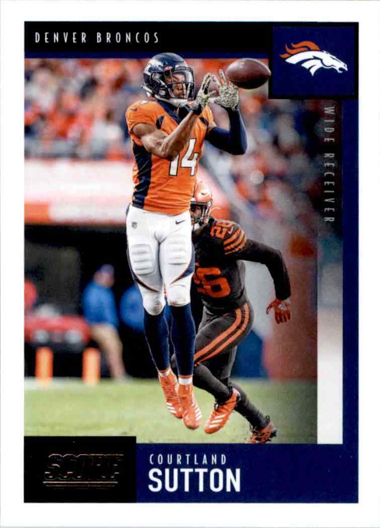 2020 Score #123 Courtland Sutton Denver Broncos Football Card | eBay