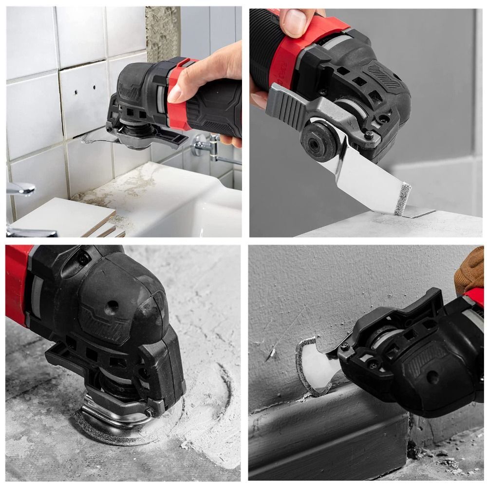 6 Pieces Diamond Oscillating Multi Tool Durability Blade Set Grout ...