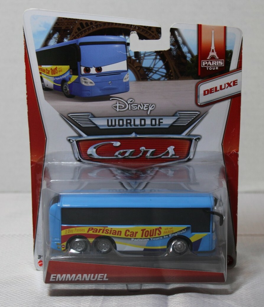 Disney Pixar Cars Paris Bus Vehicle Emmanuel Parisian Paris Oversized ...