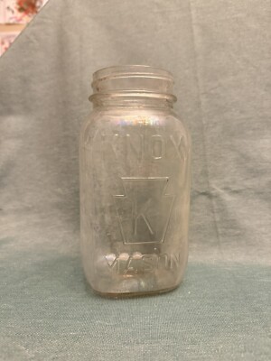 Vintage Knox Mason Jar Glass | eBay
