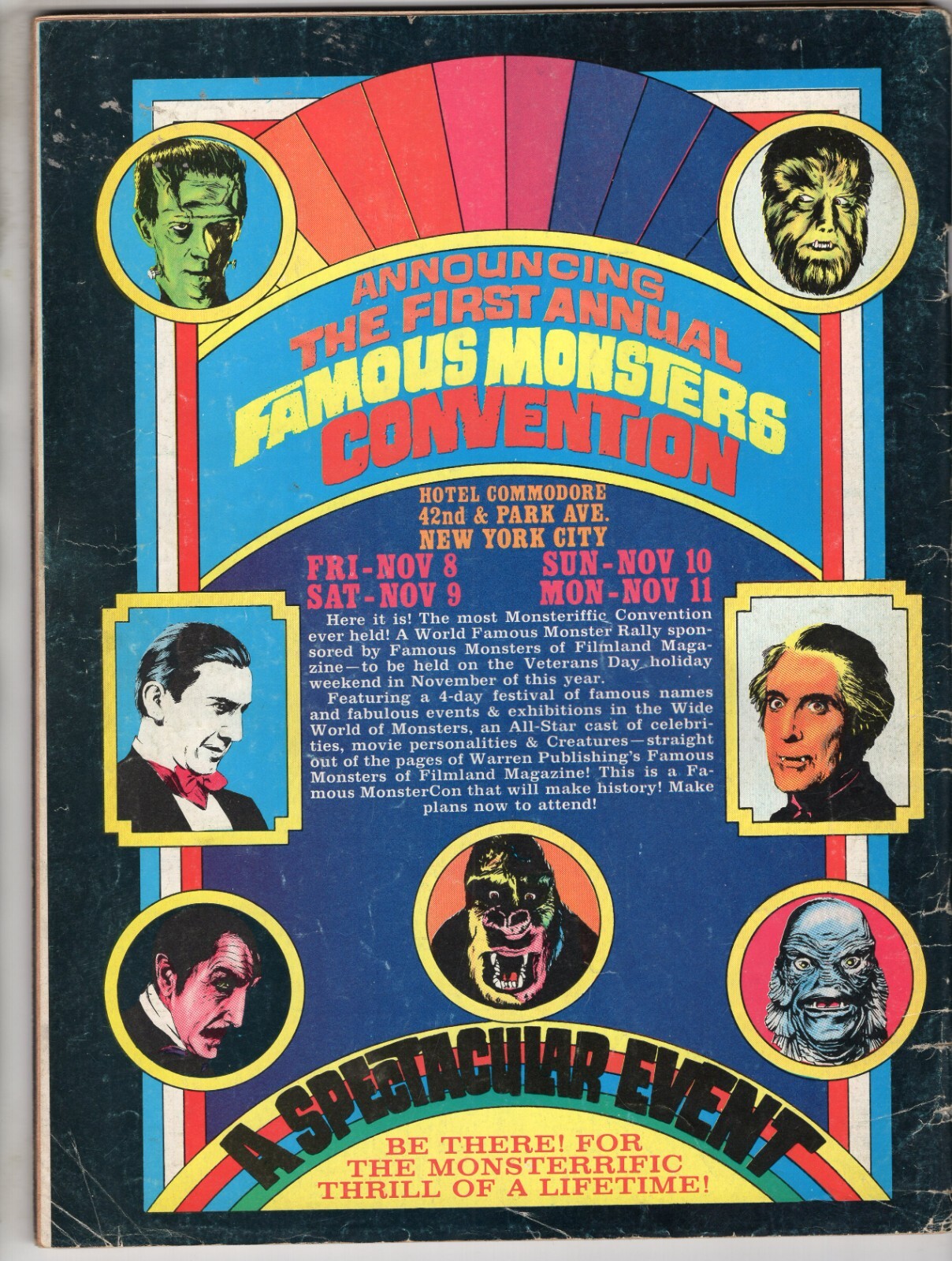 FAMOUS MONSTERS OF FILMLAND #113 1975 FRANKENSTEIN Warren Ackerman ...