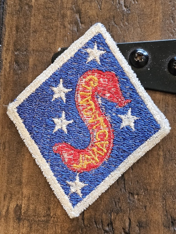 WWII 1950s USMC 2nd Marine Division Snake Patch L@@K!!! A Nice Copy | eBay