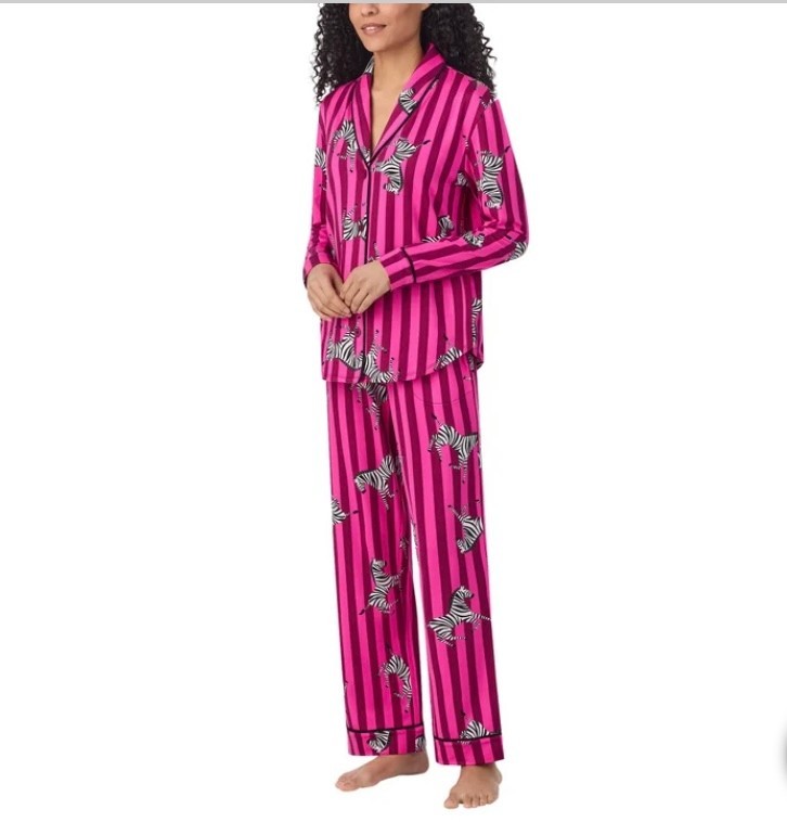 Room Service 2PC Womens Pajama Set, NWT, Pink Zebra, S, Lounge ...