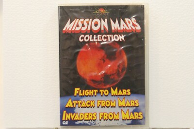 Mission Mars Collection DVD Flight to Mars Attack Invaders From Mars ...