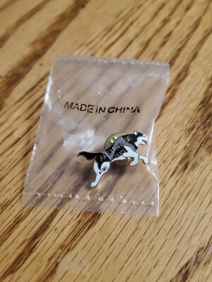 Vintage Pin Anchorage Elks 1351 Husky Cloisonne Enamel Lapel Gold Tone ...