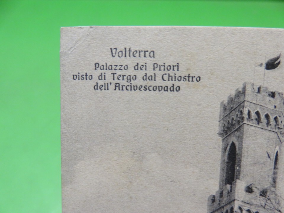 Vintage Postcard VOLTERRA Palazzo Dei Priori Shipped 1910 | eBay UK